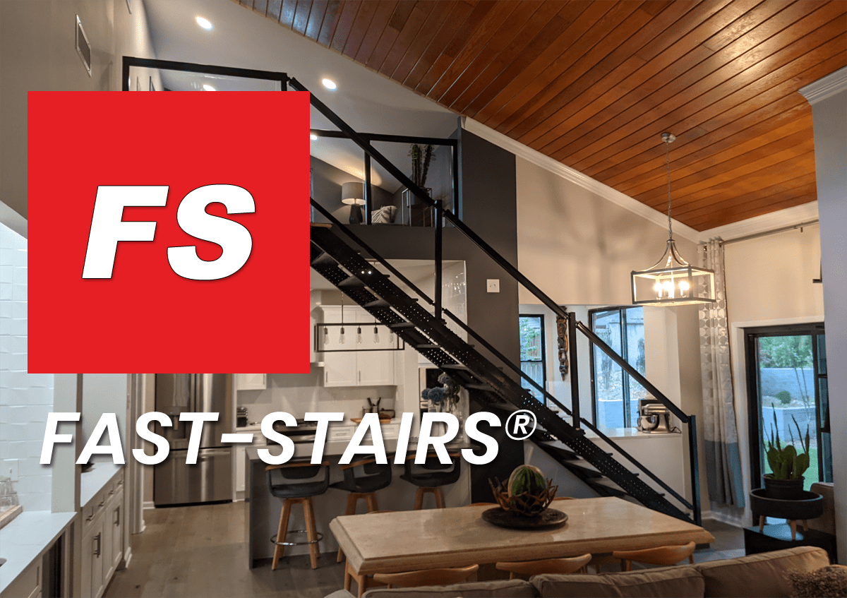 Modular Adjustable Steel Stair Stringers, Rustproof, Solid